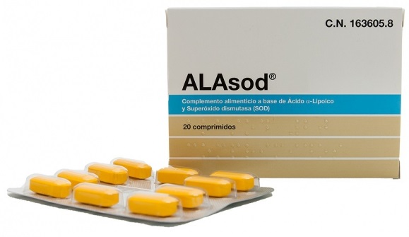 ALASOD 20 COMPRIMIDOS - Antioxidantes ALAsod 20 Comprimidos - FARMACIA.es